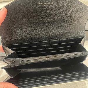 Yves Saint Laurent | Bags | Ysl Monogram Large Flat Envelope Wallet ...